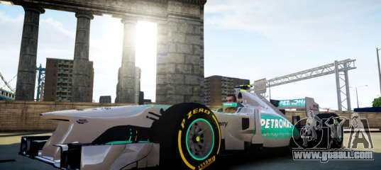 Mercedes F1 W04 (Airtug) for GTA 4