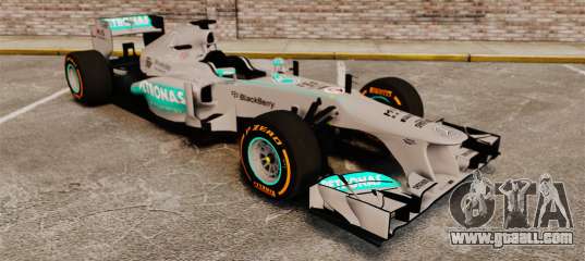 Mercedes AMG F1 W04 v3 for GTA 4