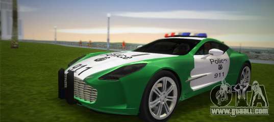 Aston Martin One-77 police for GTA Vice City