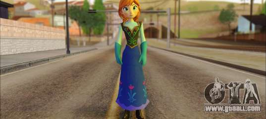 Princess Anna (Frozen) for GTA San Andreas