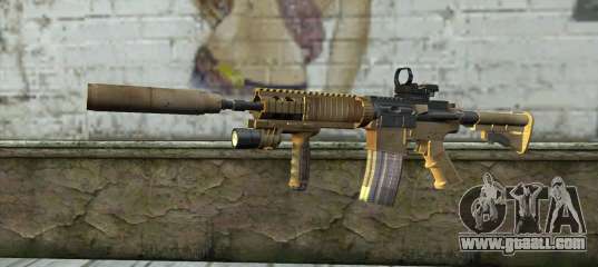M4A1 Sopmod for GTA San Andreas