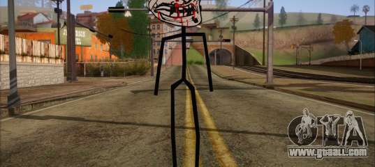 Skin de Meme Troll Golpiado for GTA San Andreas