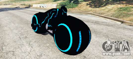 Tron Bike blue for GTA 5