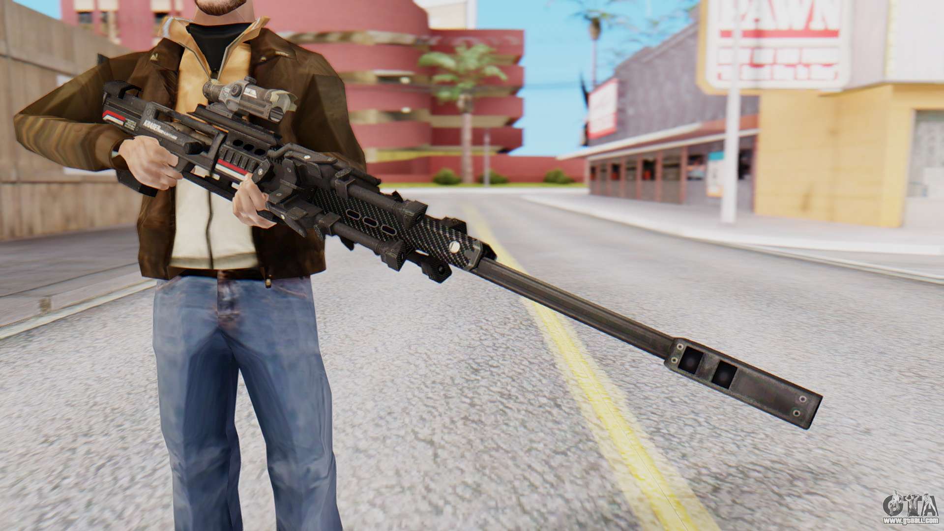 Sniper Rifle 8x Scope For GTA San Andreas