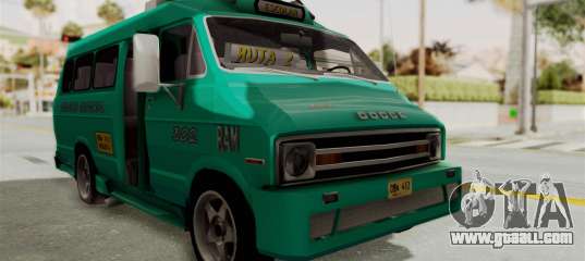 Dodge Ram Van Microbus 1977 for GTA San Andreas