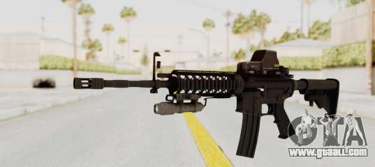 AR-15 with Eotech 552 and Flashlight for GTA San Andreas