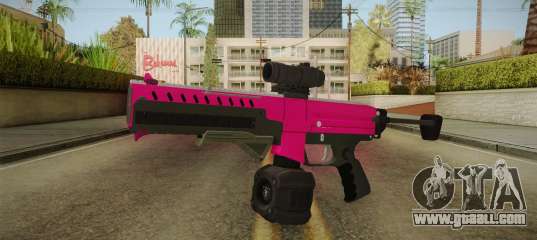 GTA 5 Combat PDW Pink for GTA San Andreas
