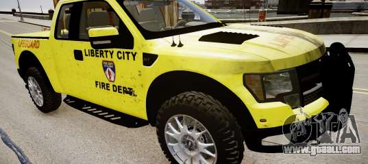Ford Raptor SVT Department Lifeguard for GTA 4