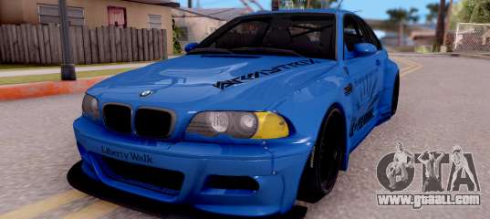 BMW M3 E46 Liberty Walk for GTA San Andreas