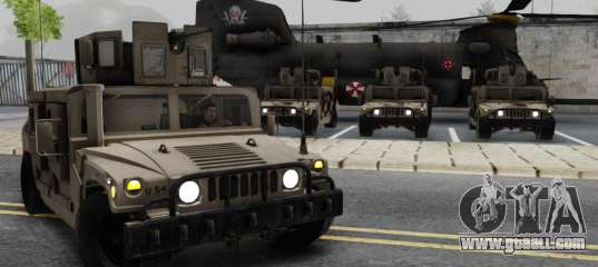 AM GENERAL HUMVEE M1151 IRAQ ARMY for GTA San Andreas
