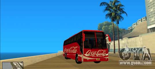 Coca Cola Volvo Bus Mod for GTA San Andreas