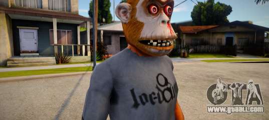Monkey Mask (GTA Online Diamond Heist) for GTA San Andreas