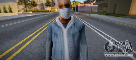 Male01 in a protective mask for GTA San Andreas