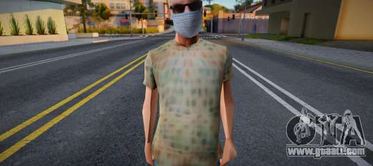 Swmocd in a protective mask for GTA San Andreas
