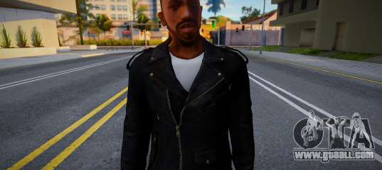 Carl Johnson Biker for GTA San Andreas
