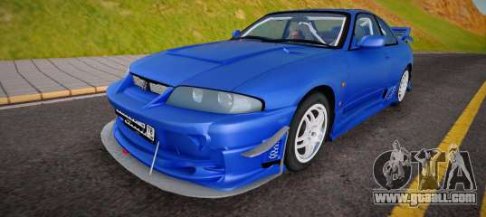 Nissan Skyline GT-R R33 (R PROJECT) for GTA San Andreas