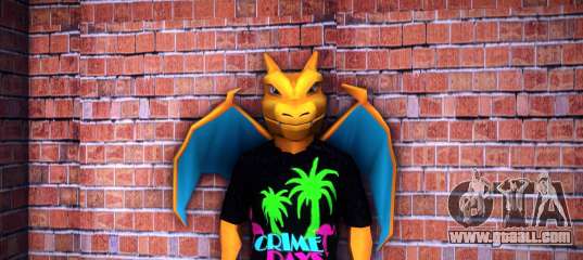 Charizard Player Model for GTA Vice City