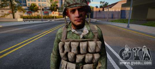 American Soldier from CoD WaW v3 for GTA San Andreas