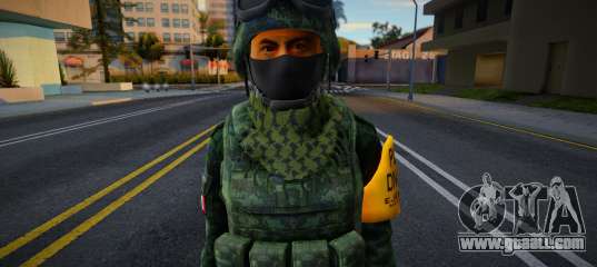 Soldier Skin from the Mexican Army v2 for GTA San Andreas