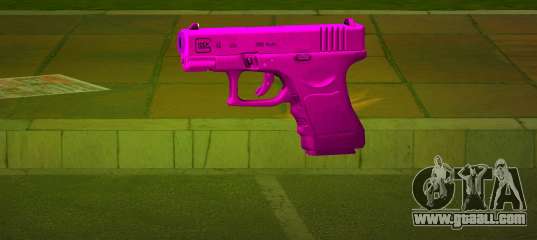 10 Glock Pistols (Pink) for GTA Vice City