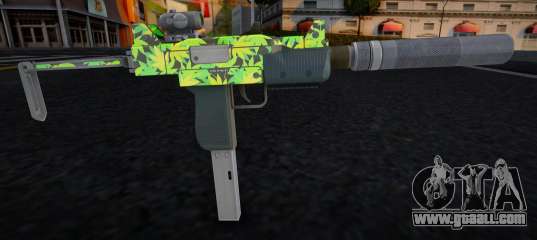 Micro SMG (Organics Finish) v28 for GTA San Andreas