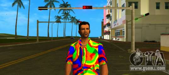 Shirt with patterns v5 for GTA Vice City