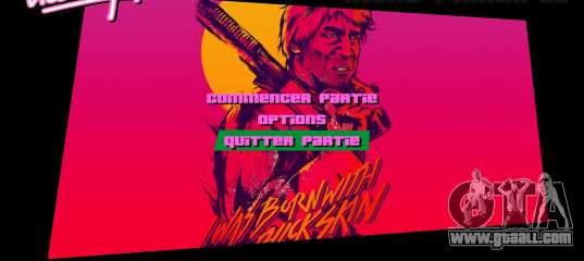 Hotline Miami Menu HD v12 for GTA Vice City
