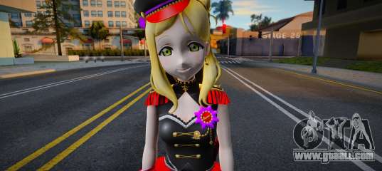 Mari from Love Live v3 for GTA San Andreas
