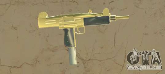 Gold SMG (Uzi) for GTA Vice City