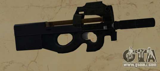 Assault SMG (FN P90) from GTA IV TBoGT for GTA Vice City