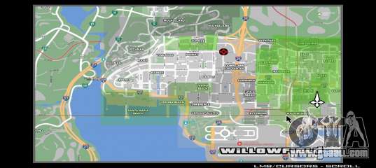 Street and neighborhood names for any SA map (256) for GTA San Andreas