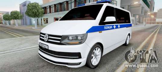 Volkswagen Multivan Police (T6) for GTA San Andreas