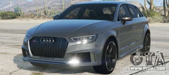 Audi RS 3 Sportback (8V) 2018 for GTA 5