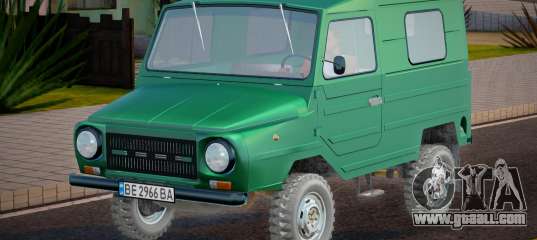 Luaz 969 M Ukraine Plate for GTA San Andreas