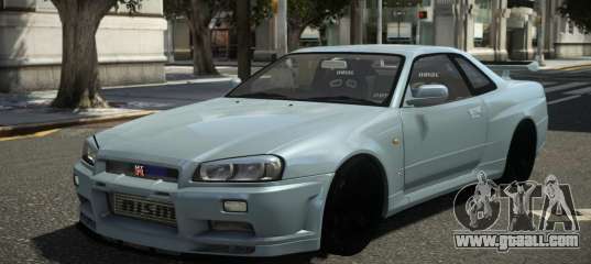 Nissan Skyline R34 GT-R X-Tuned for GTA 4