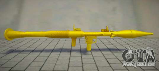Golden Rocket Launcher for GTA San Andreas