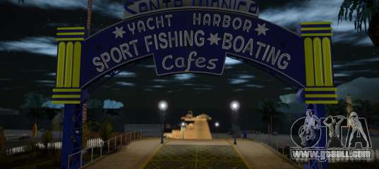 HD Sign Santa Monica for GTA San Andreas