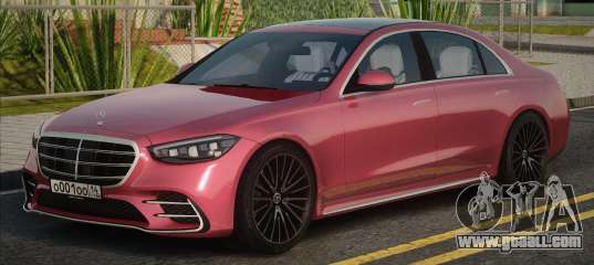 Mercedes-Benz W223 RED CCD for GTA San Andreas