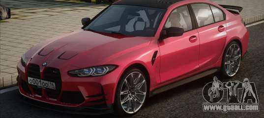 BMW M3 g80 Red for GTA San Andreas