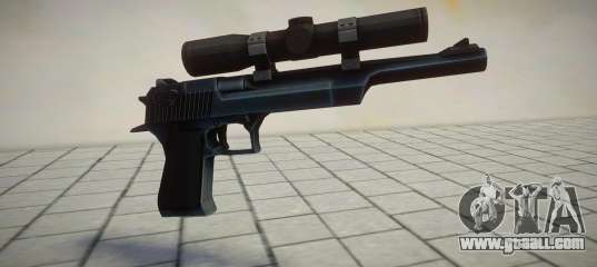 Long Muzzle Desert Eagle (Meryl Gun) - MGS4 v1 for GTA San Andreas