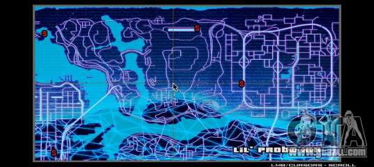 Retrowave Style Map for GTA San Andreas