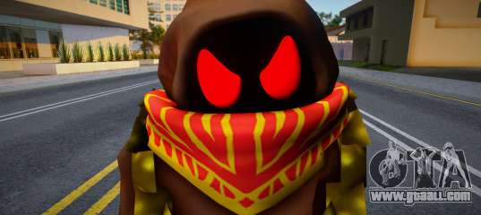 Bob the Garo de SMG4 Ojos Rojos enojado for GTA San Andreas