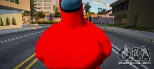 Among Us Imposter Musculosos Red for GTA San Andreas