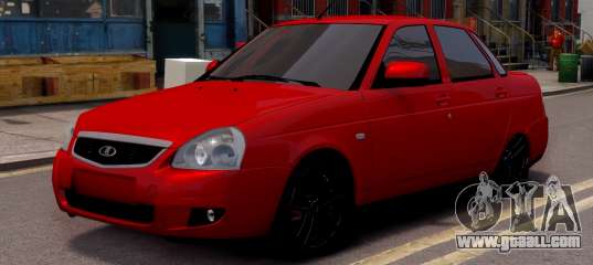 Lada Priora [Red Color] for GTA 4