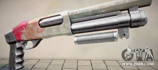 Three Color Gun Chromegun for GTA San Andreas