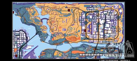 New Improved Map for GTA San Andreas