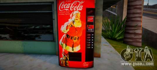 Christmas Santa Coca Cola Vending Machine for GTA San Andreas