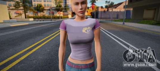 Young girl in KR style 5 for GTA San Andreas