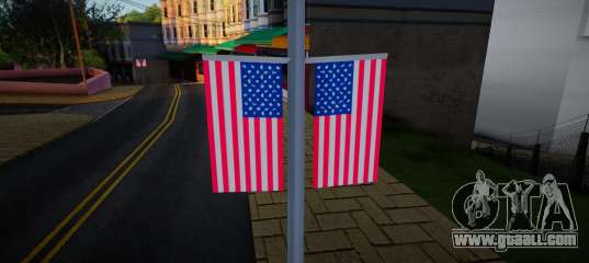 USA Flags Replace in Queens for GTA San Andreas