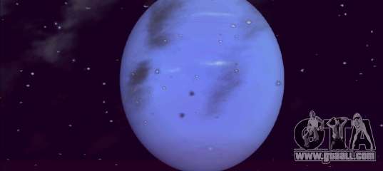 Planet Neptune instead of the Moon for GTA San Andreas